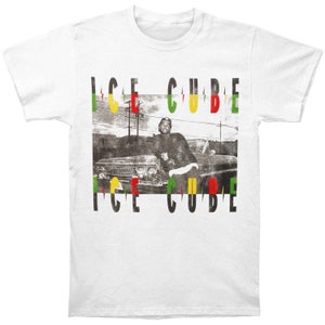 N.W.A Ice Cube Impala White T-shirt - Etsy
