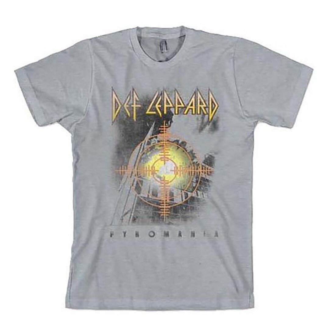 Def Leppard Target Pyromania Gray T-shirt - Etsy