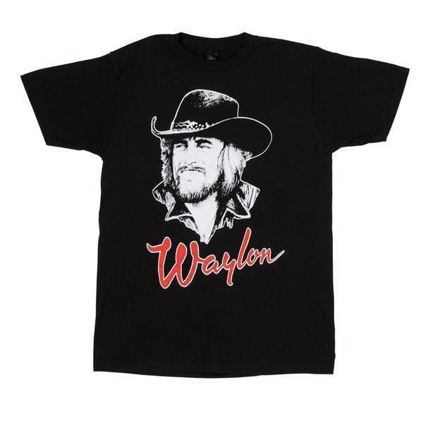 Waylon Jennings USA Tour 84 Sketch Drawing T-Shirt sold by Tring Tee ...