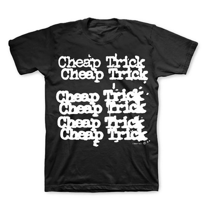 Cheap Trick Stacked Logos T-shirt - Etsy