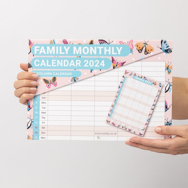 2024 Family Planner - Etsy UK