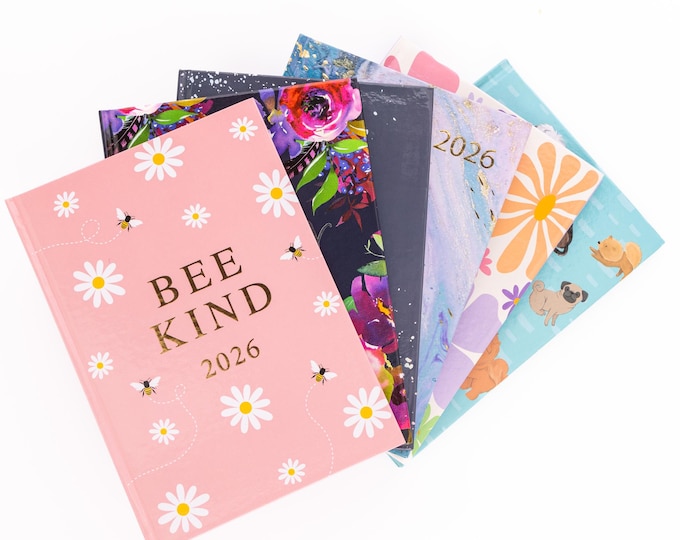 2026 Diary A5 Week to View 2026 Diaries Full Year Organiser Calendar ...