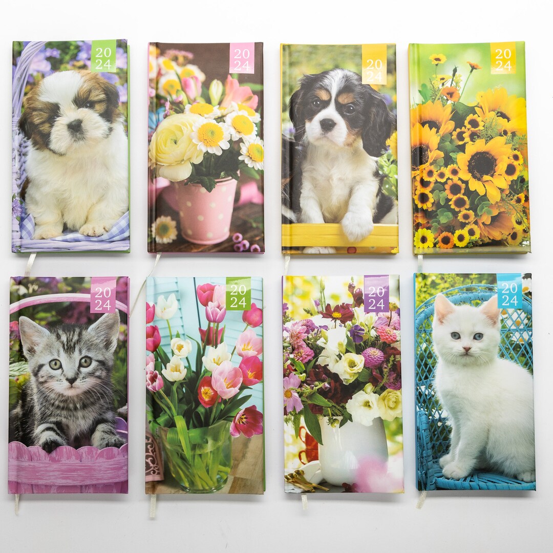 2024 Diary Slim Size Week to View Tallon Diaries Full Year Calendar ...