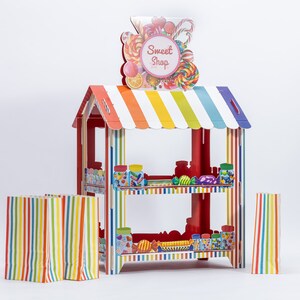 Sweet Shop Display Stand Cake Dessert Birthday Party Sweets Treats ...