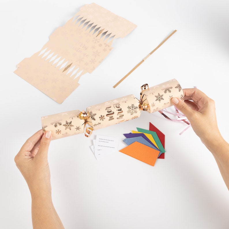 12 X Make Your Own Christmas Cracker Kit Hats Snaps Crackers - Etsy UK