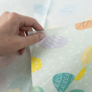 Easter Paper Wipeable Party Tablecloth Eggs Decoration Mini Egg 160cm X ...