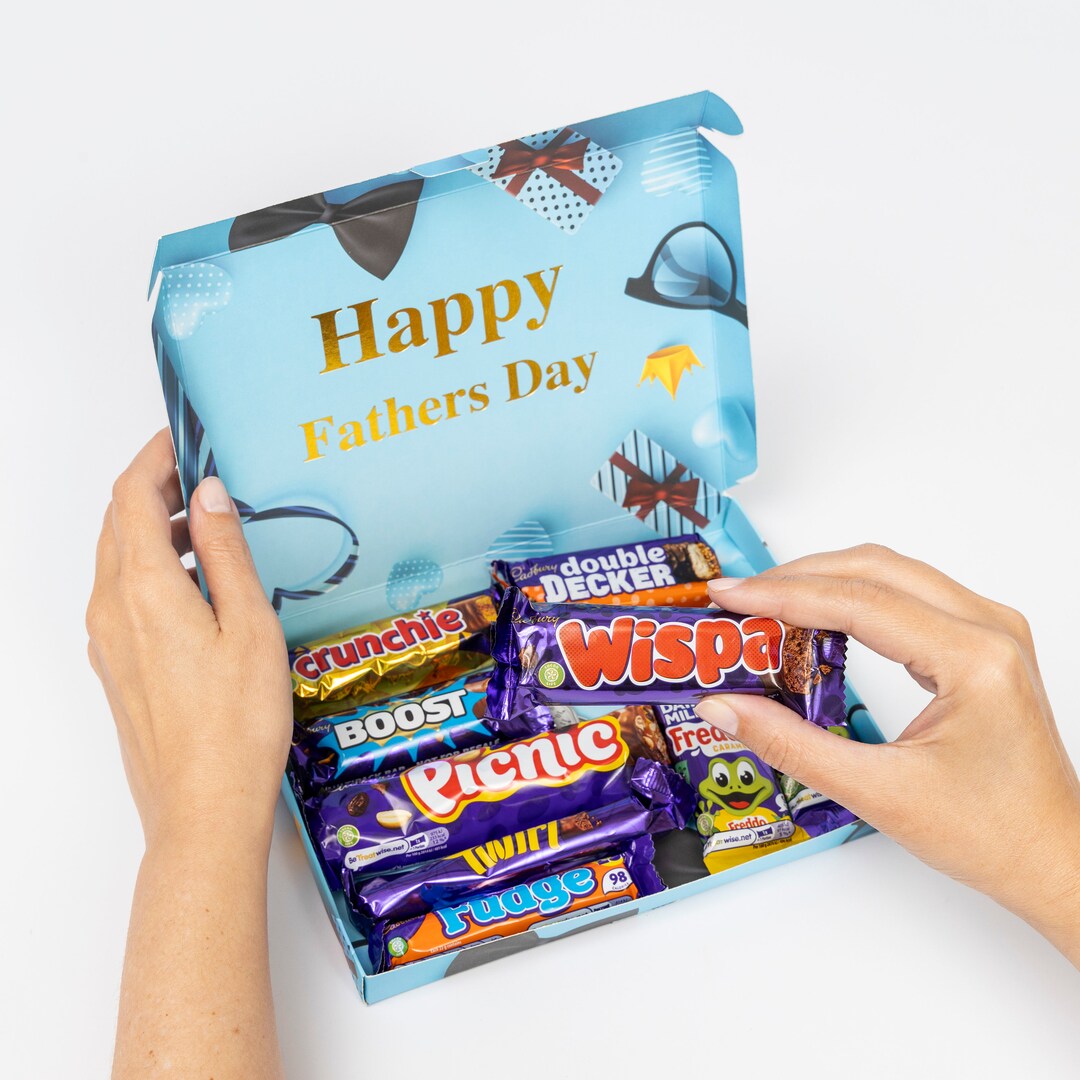 Cadbury Chocolate Freddo Twirl Sweet Gift Box Hamper Happy Fathers Day ...