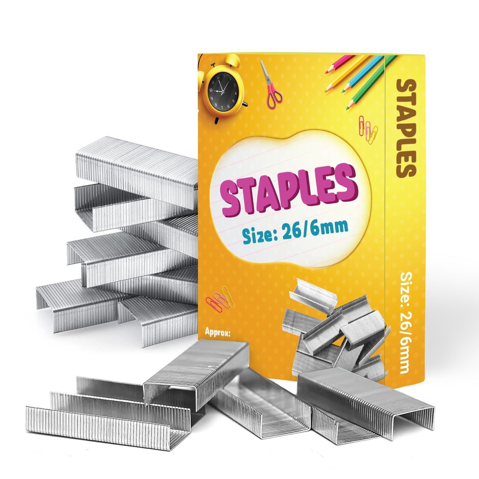 Wire Staples 26/6 High Quality For All Staplers, 5000 Staples Swingline ...