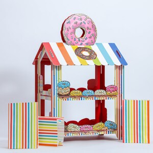 Sweet Shop Display Stand Cake Dessert Birthday Party Sweets Treats ...