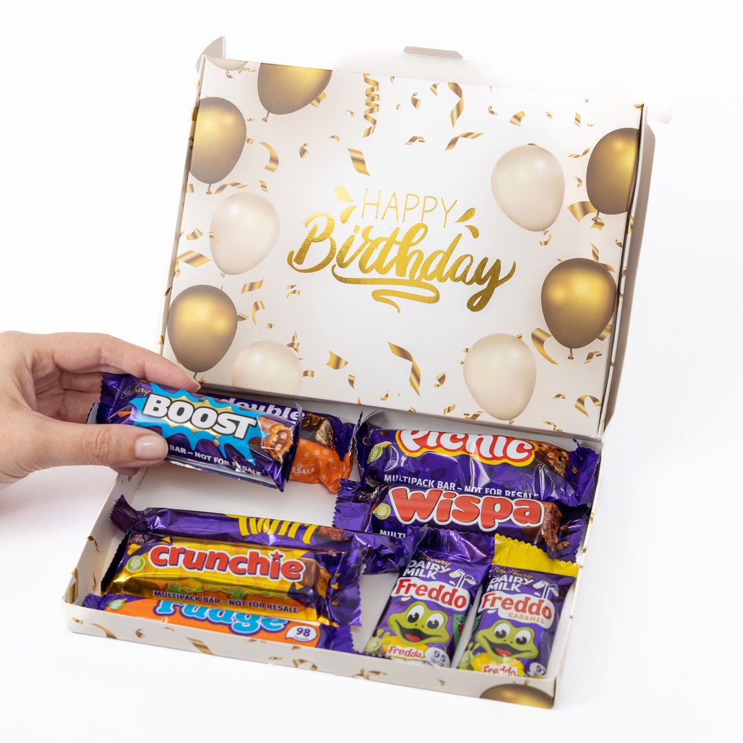 Cadbury Chocolate Birthday Gift Box: Freddo, Twirl, Fudge & More - Etsy UK