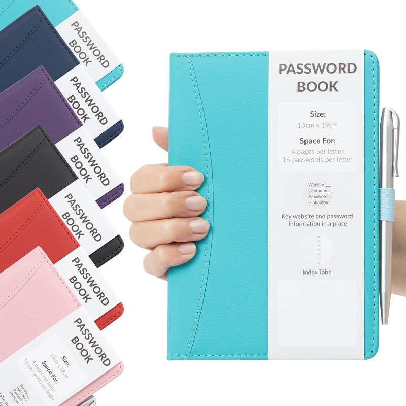 Password Book - Etsy UK