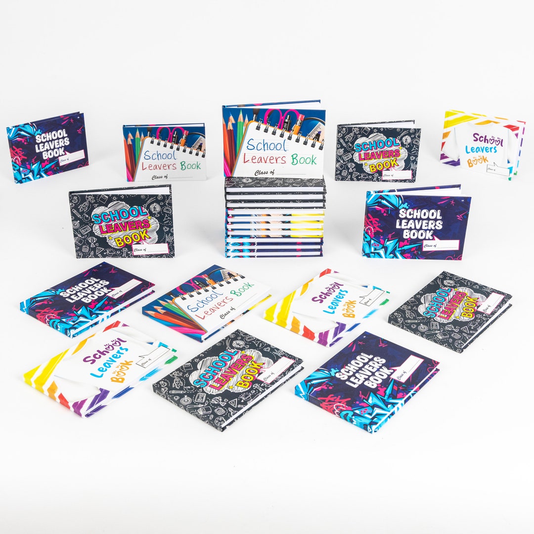 Leavers Book School College Autograph Book Hard Backed Padded Cover ...