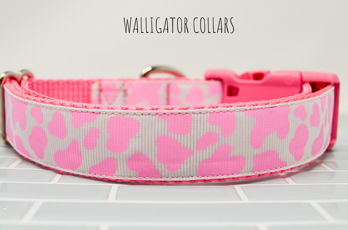The Pink Cow Collars | Etsy