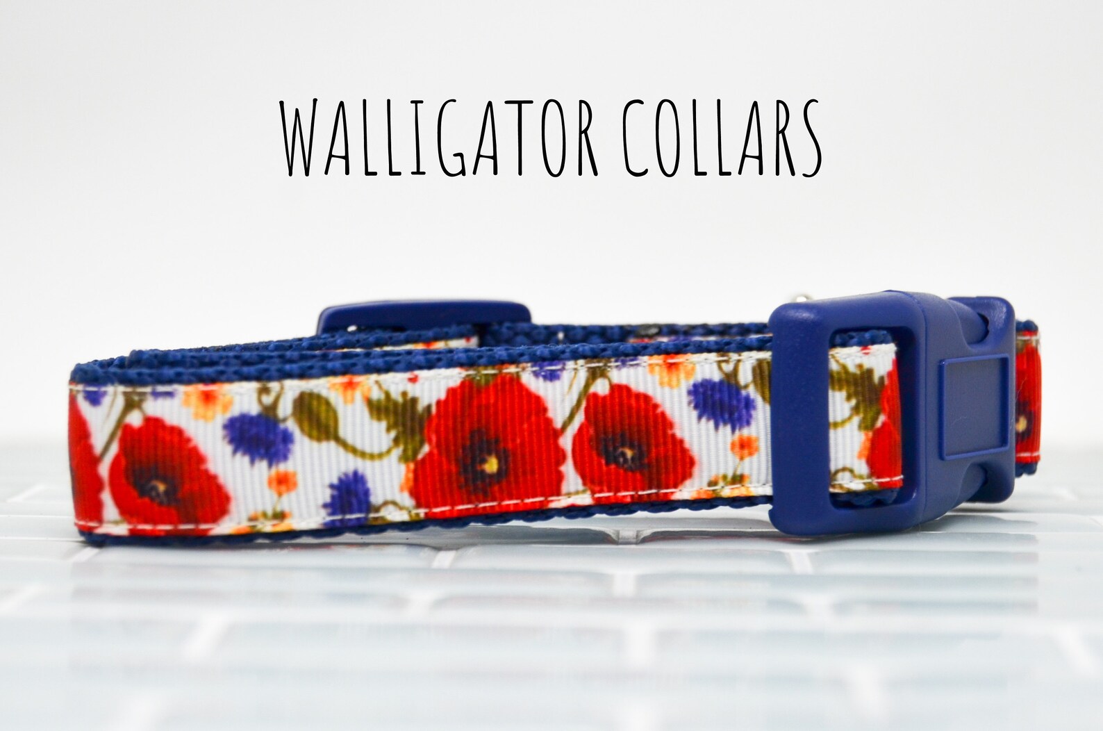 The Big Red Poppy Collars | Etsy