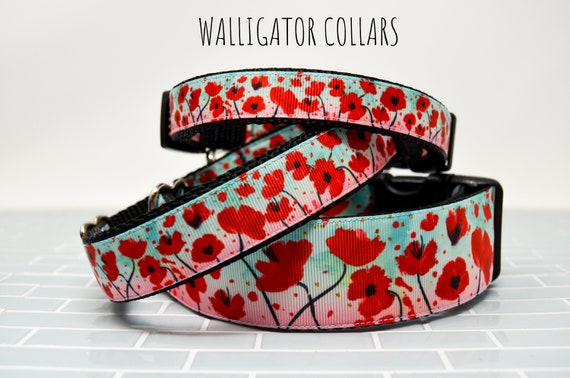 The Poppies Collars | Etsy
