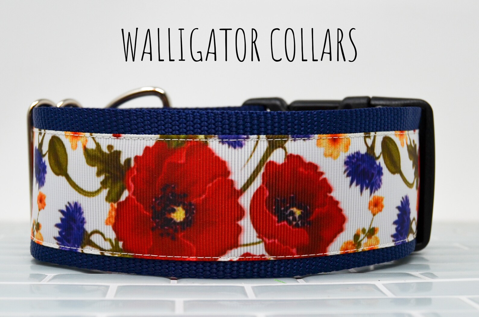 The Big Red Poppy Collars - Etsy