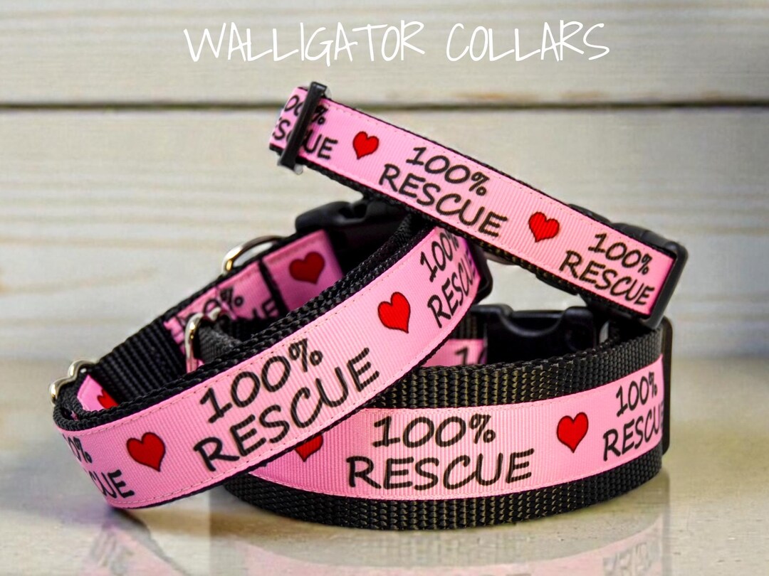 The 100% Rescue Collars - Etsy