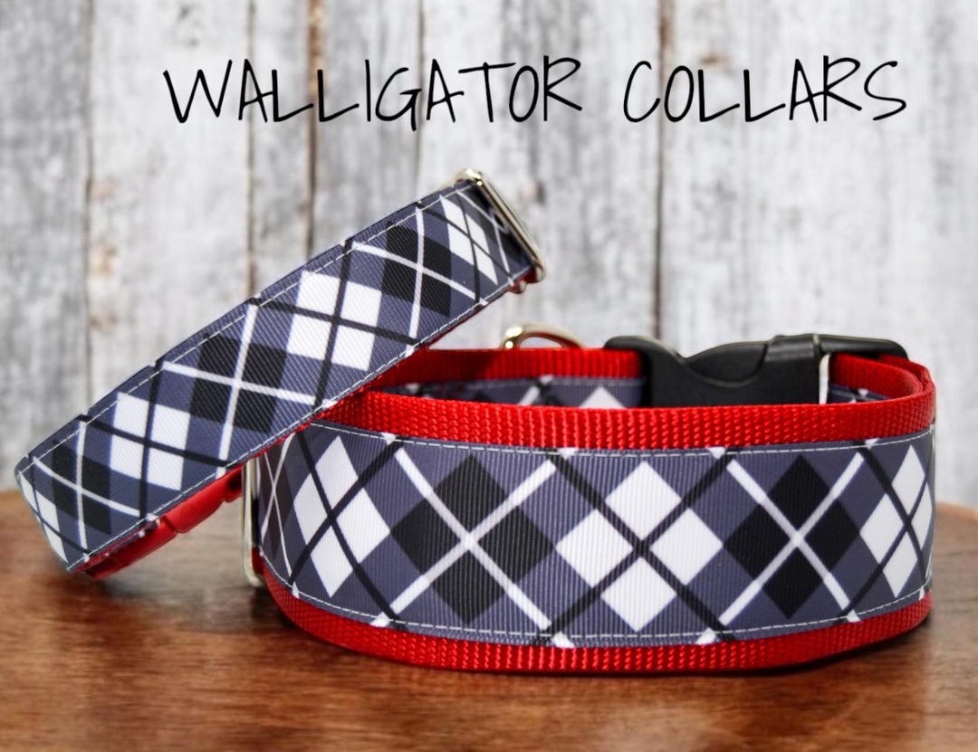 The Red, Black and White Collars - Etsy