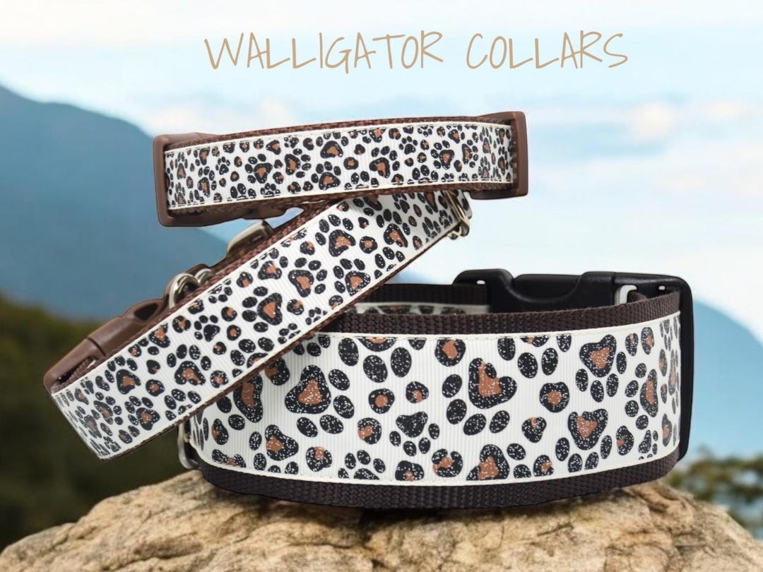The Cheetaw Paw Print Collars - Etsy