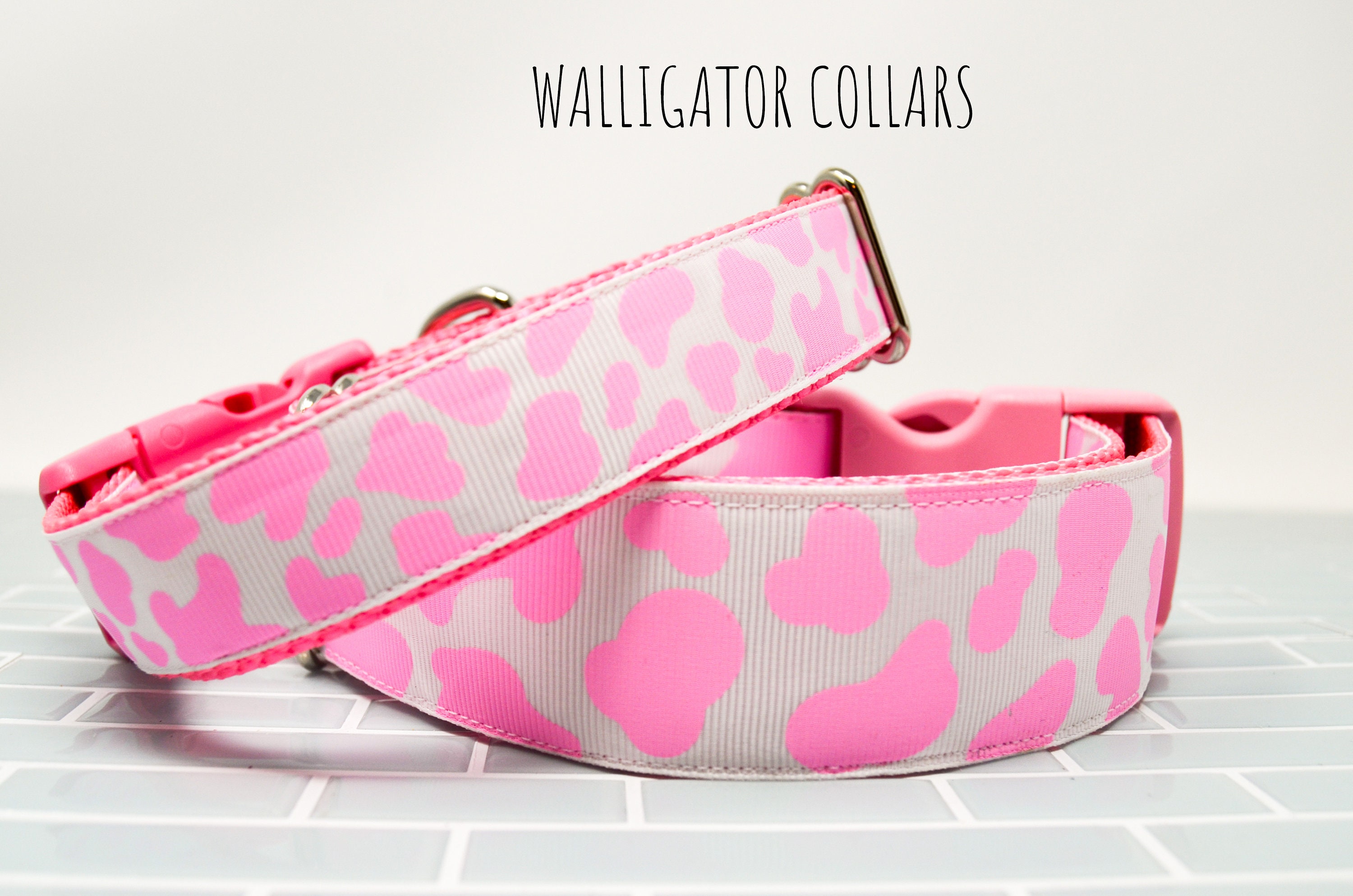 The Pink Cow Collars - Etsy