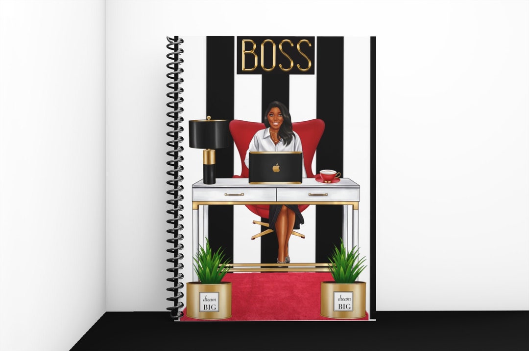BOSS Lady Notebook/journalafrican American Journalwriting Journalsblack ...