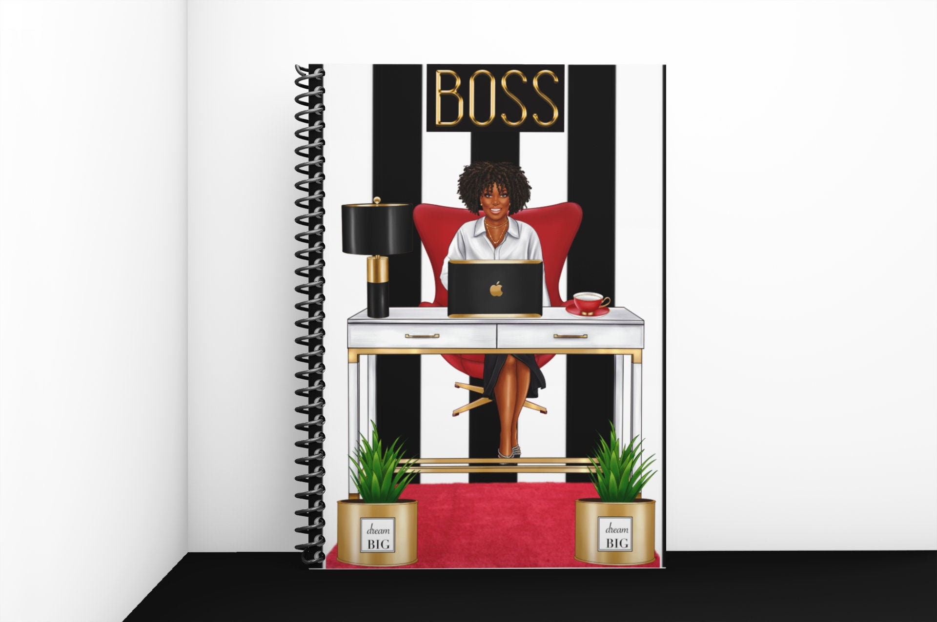 BOSS Lady Notebook/journalafrican American Journalwriting - Etsy