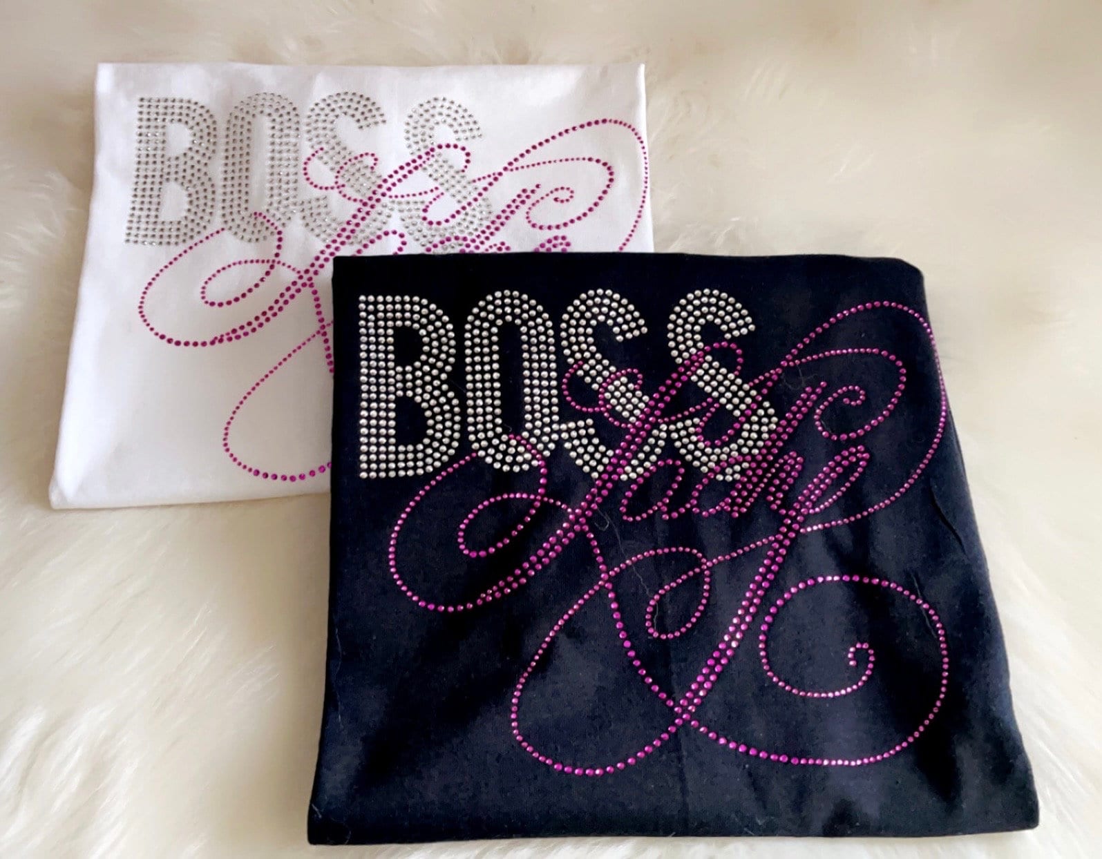 Rhinestone T-shirt “boss Lady”, Bling T-shirt, Religious T-shirt ...