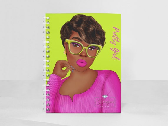 Pink and Green Journal AKA Journal AKA AKA Sorority | Etsy