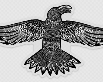 Raven Sticker - Etsy