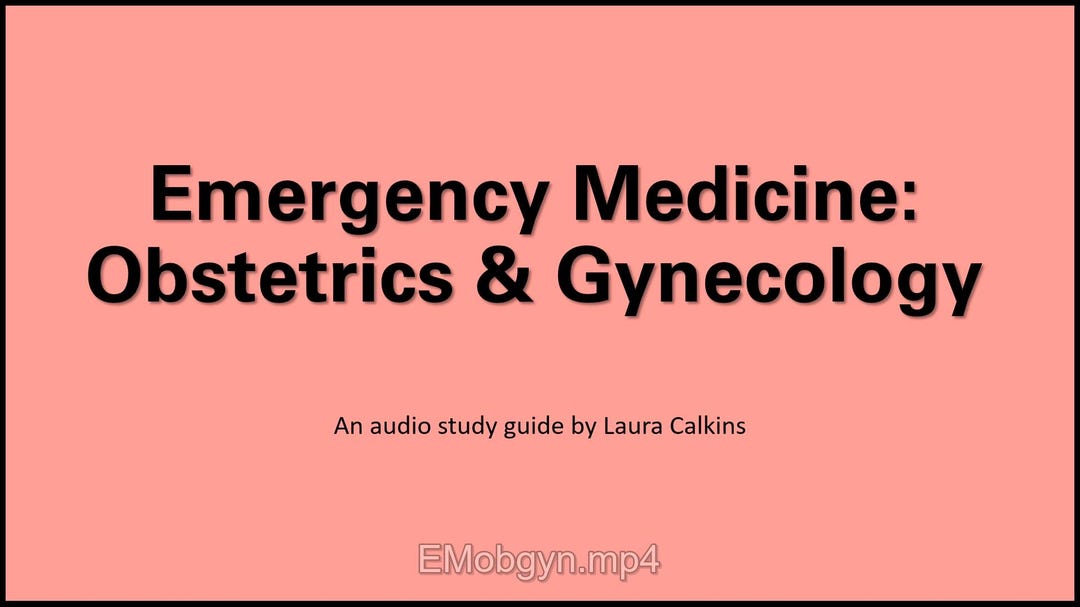 EOR Exam Study Guide: Emergency Medicine Obstetrics and Gynecology - Etsy