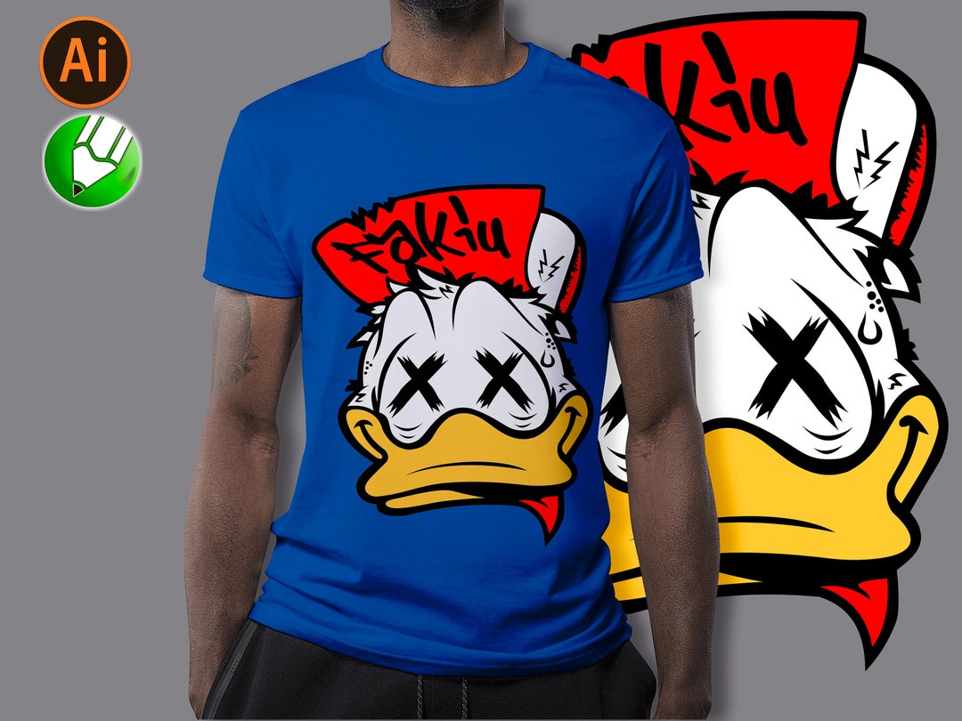 Vector Donald Fu - Etsy