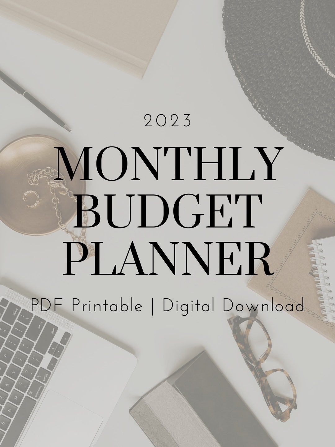 Monthly Budget Planner 2023 Instant Digital Download, PDF Printable ...