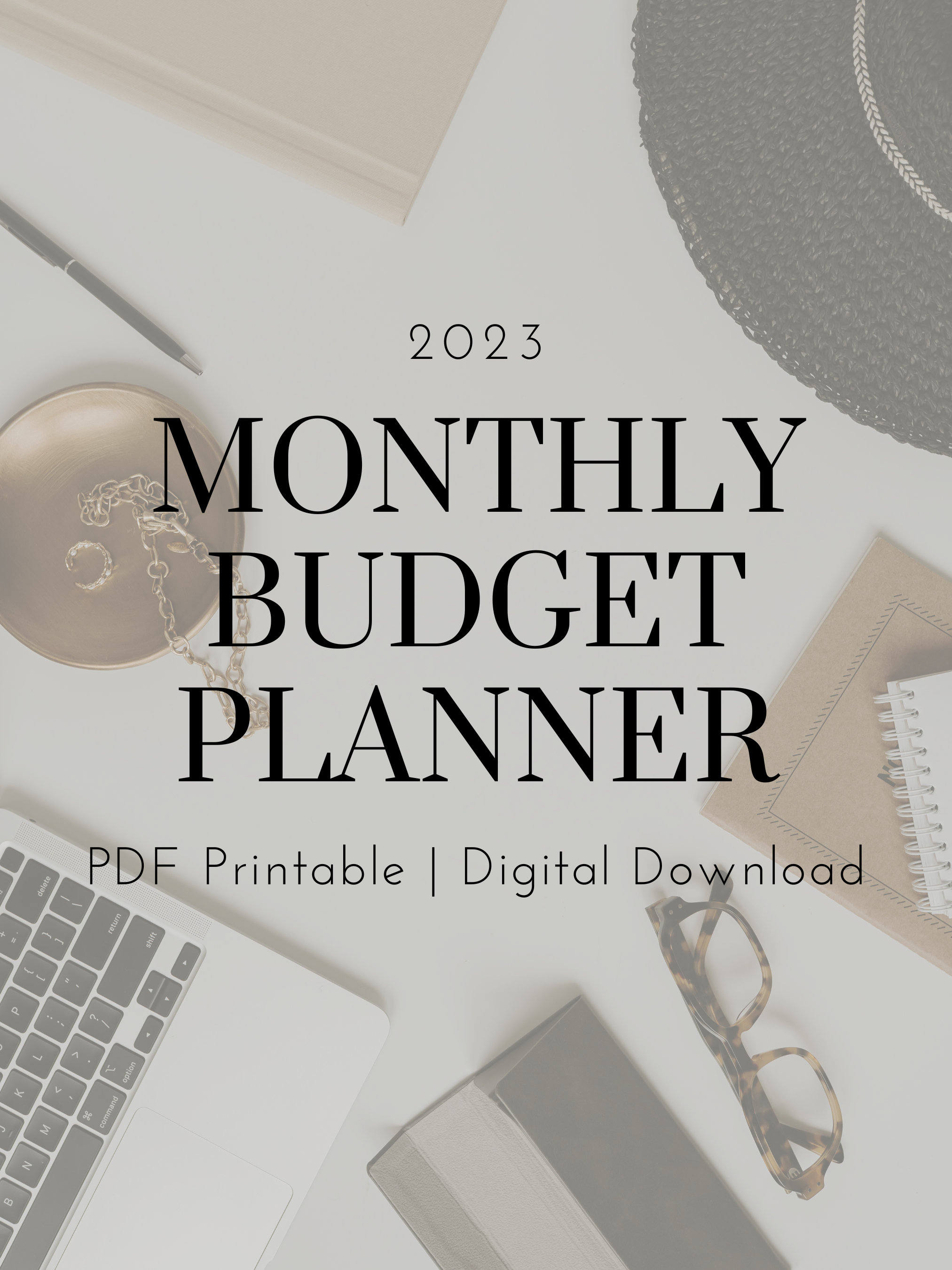 Monthly Budget Planner 2023 Instant Digital Download, PDF Printable - Etsy