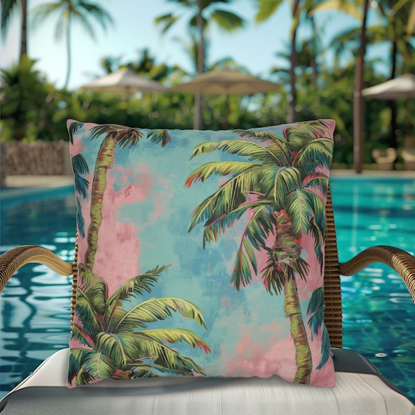 Palm Trees Pillow - Etsy