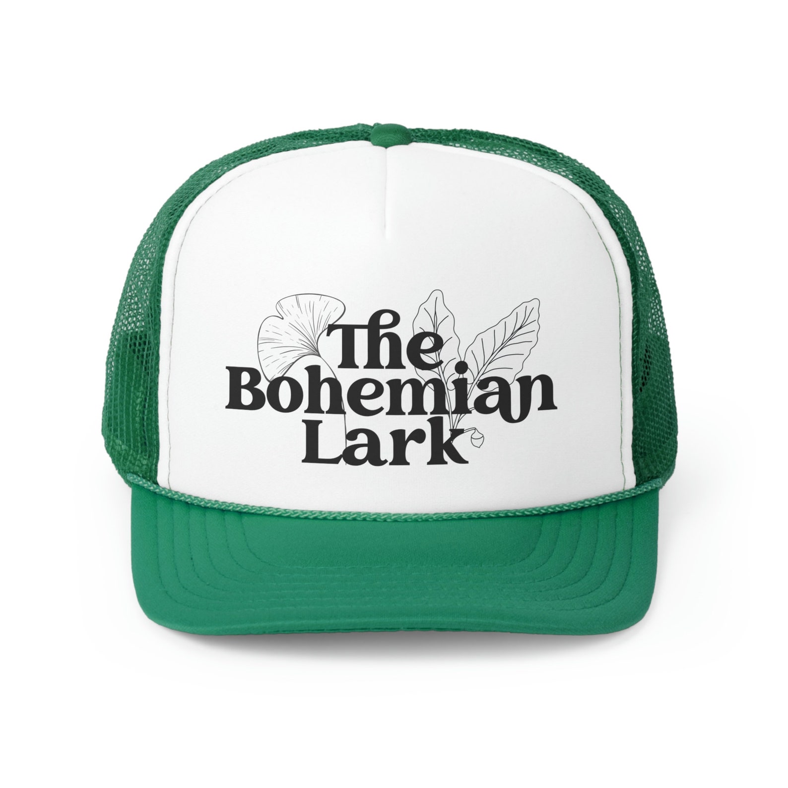 The Bohemian Lark Logo Trucker Hat Available in 3 Colors, Snapback ...