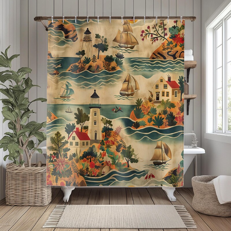 Cape Cod Curtains - Etsy
