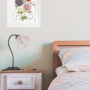 MIGHTY GLAD YOU Stayed Vintage Floral Print, Guest Room Printable ...
