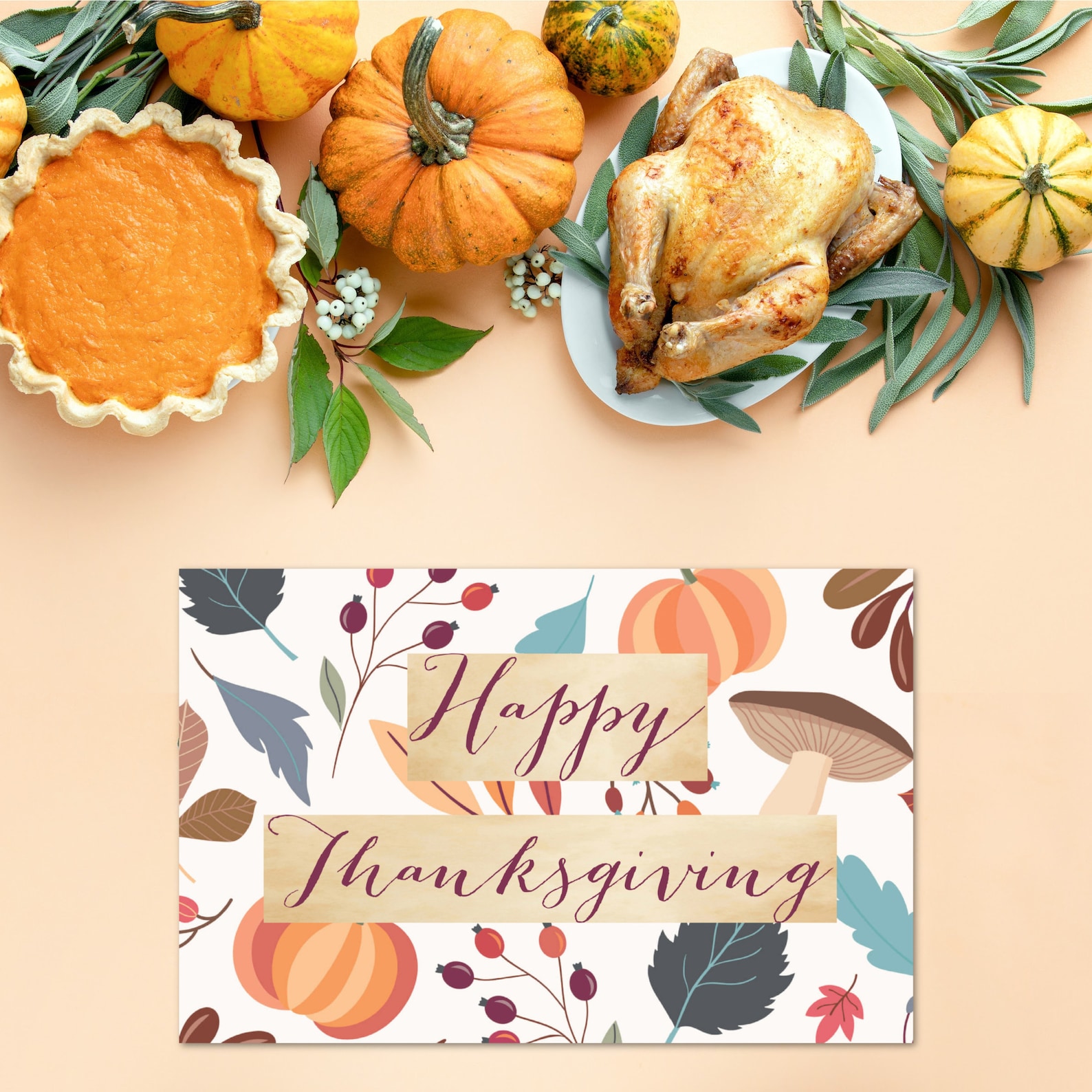 HAPPY THANKSGIVING PLACEMAT Printable Thanksgiving Table - Etsy