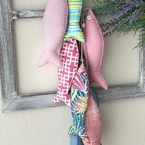 Fabric Fish ,8 Fabric Fish,mother Day Gifts,summer Decor,stuffed Fish ...