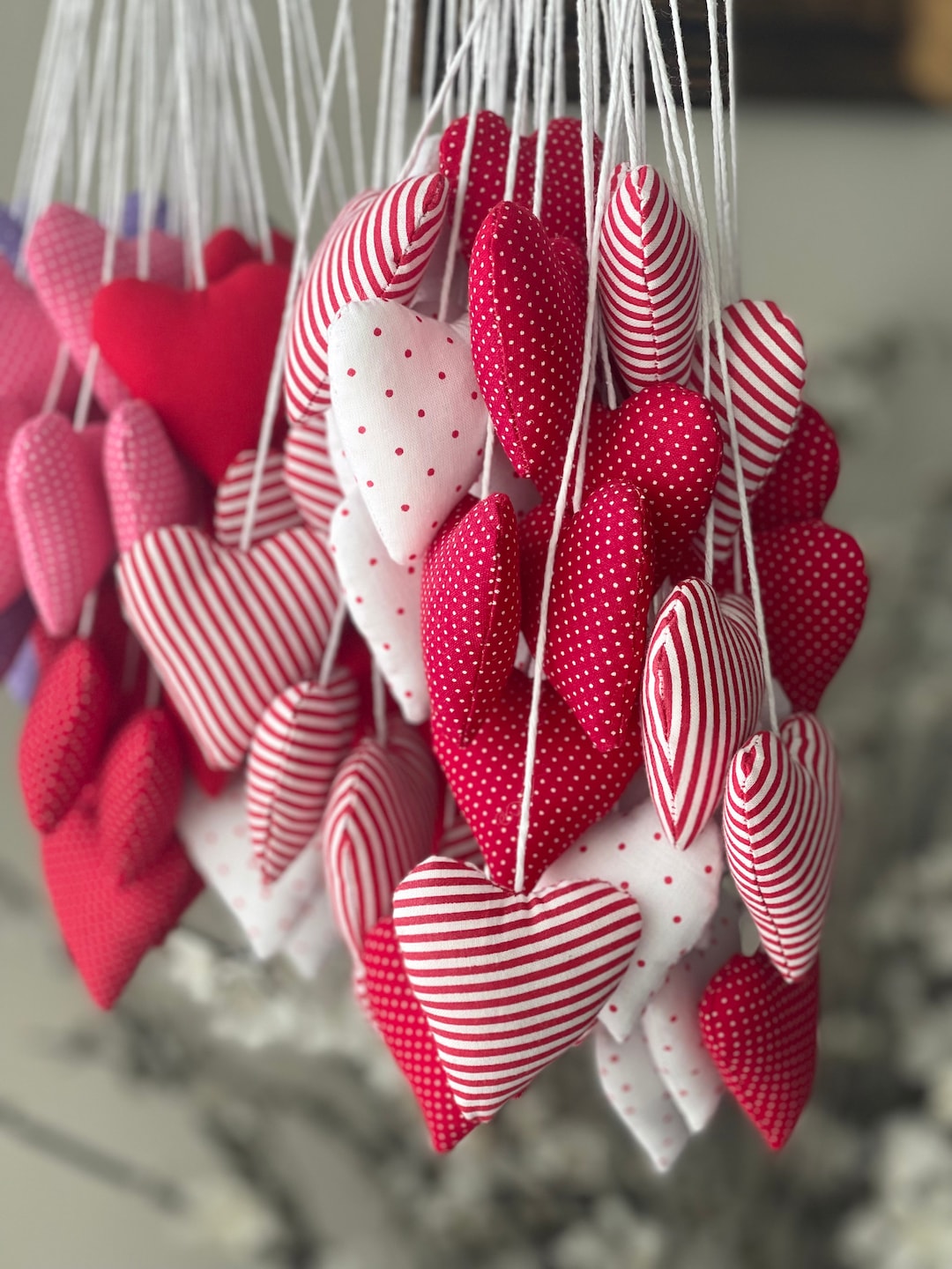 Baby Shower,valentines Heart Decor,easter Decor,spring Decor ,2 Heart ...