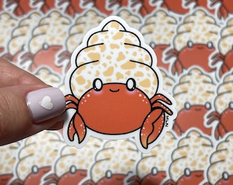 Hermit Crab Sticker - Etsy