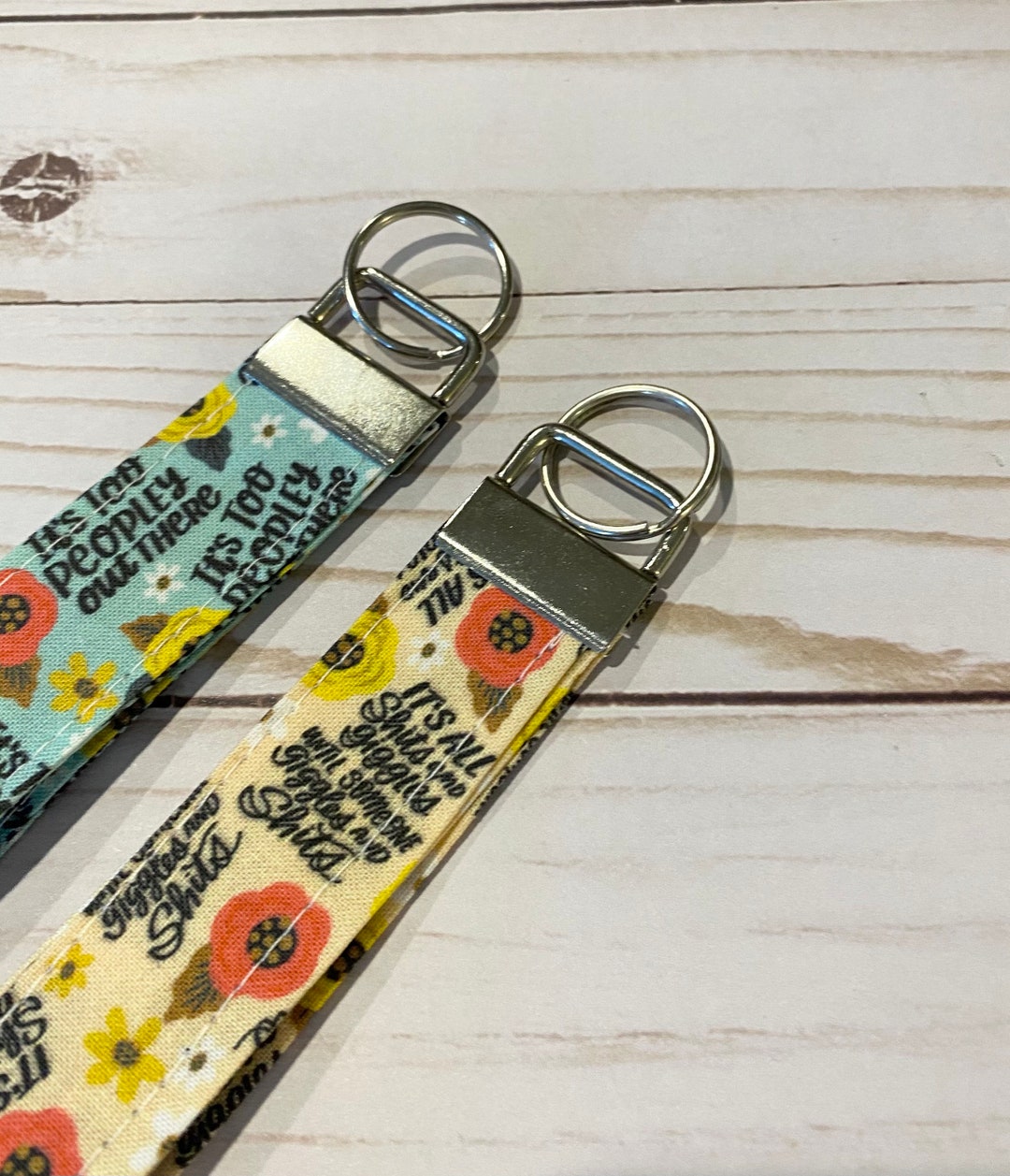 Snarky Keychain, Shits and Giggles Keychain, Sweary Keychain, Fabric ...