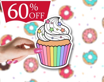 Cupcake stickers | Etsy