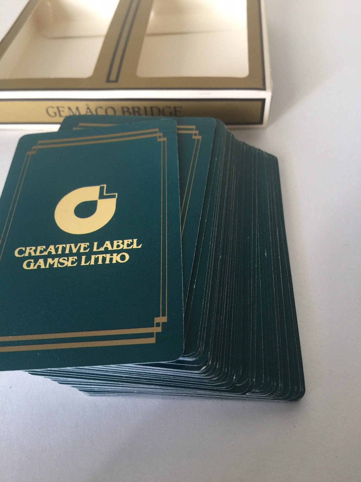 Gemaco Bridge Playing Cards Creative Label Gamee Litho - Etsy México