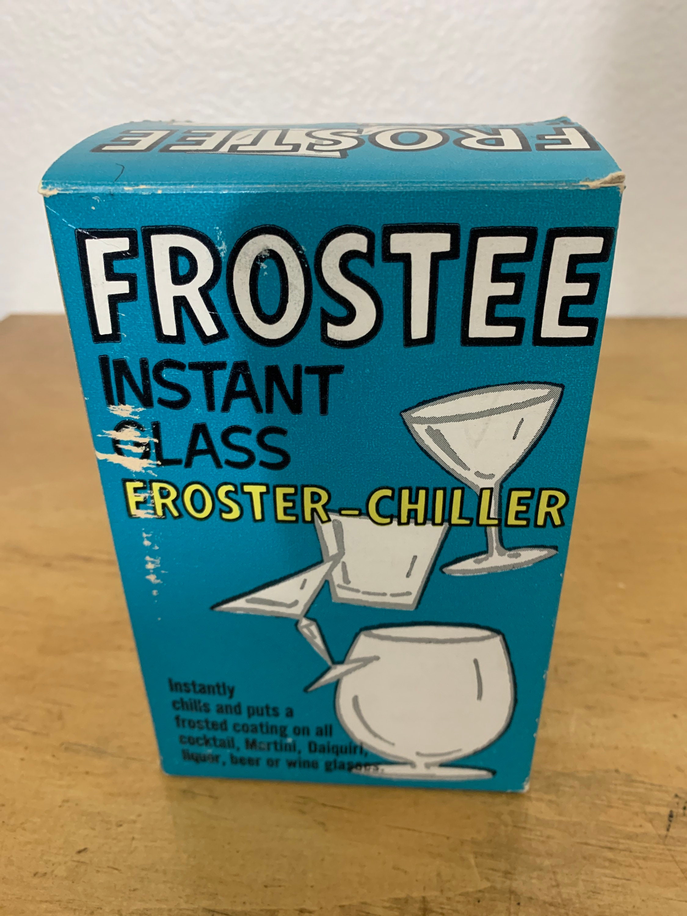 Frostee Instant Glass Froster-chiller W Empty Frost Vintage - Etsy UK