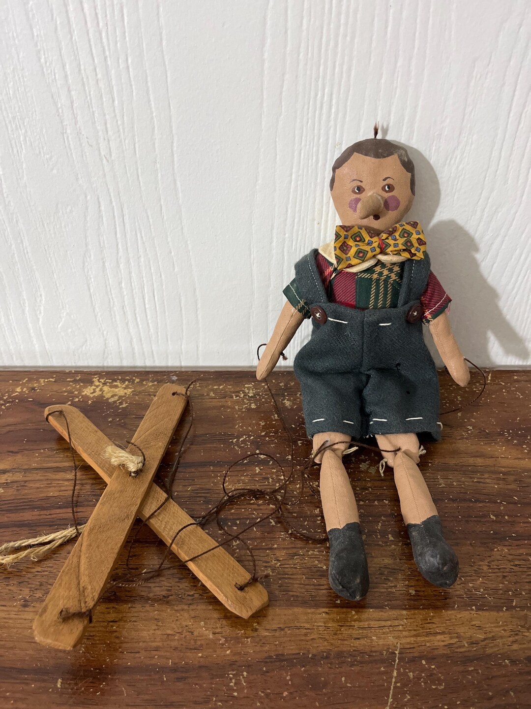 Vintage Pinocchio Puppet 10” - Etsy