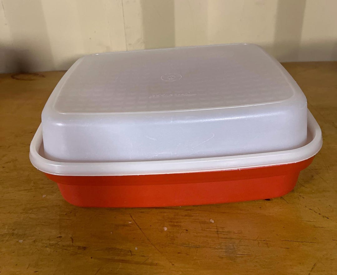 Tupperware Large Season N Serve Meat Marinade Container 1294 Paprika ...