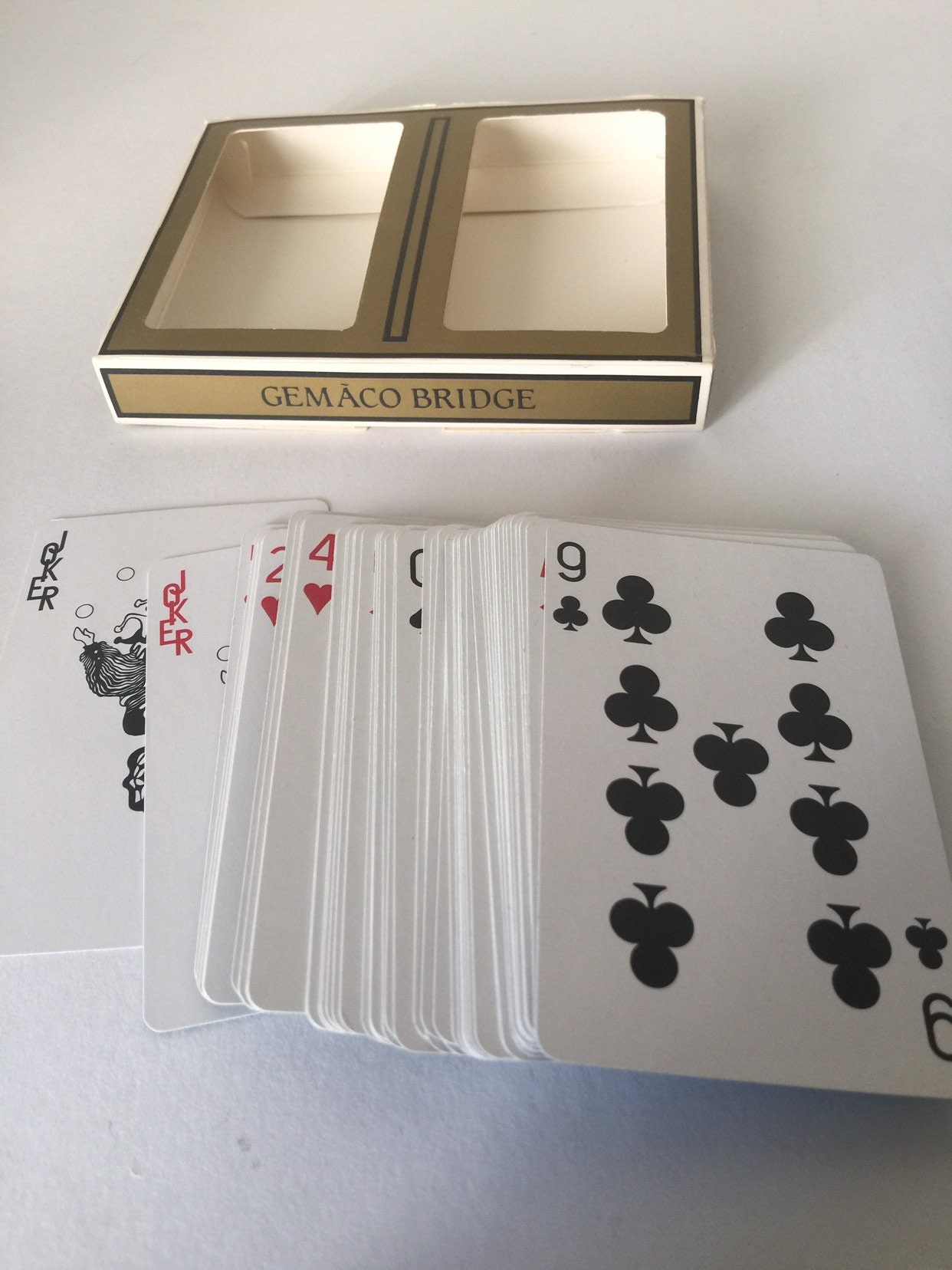 Gemaco Bridge Playing Cards Creative Label Gamee Litho - Etsy México