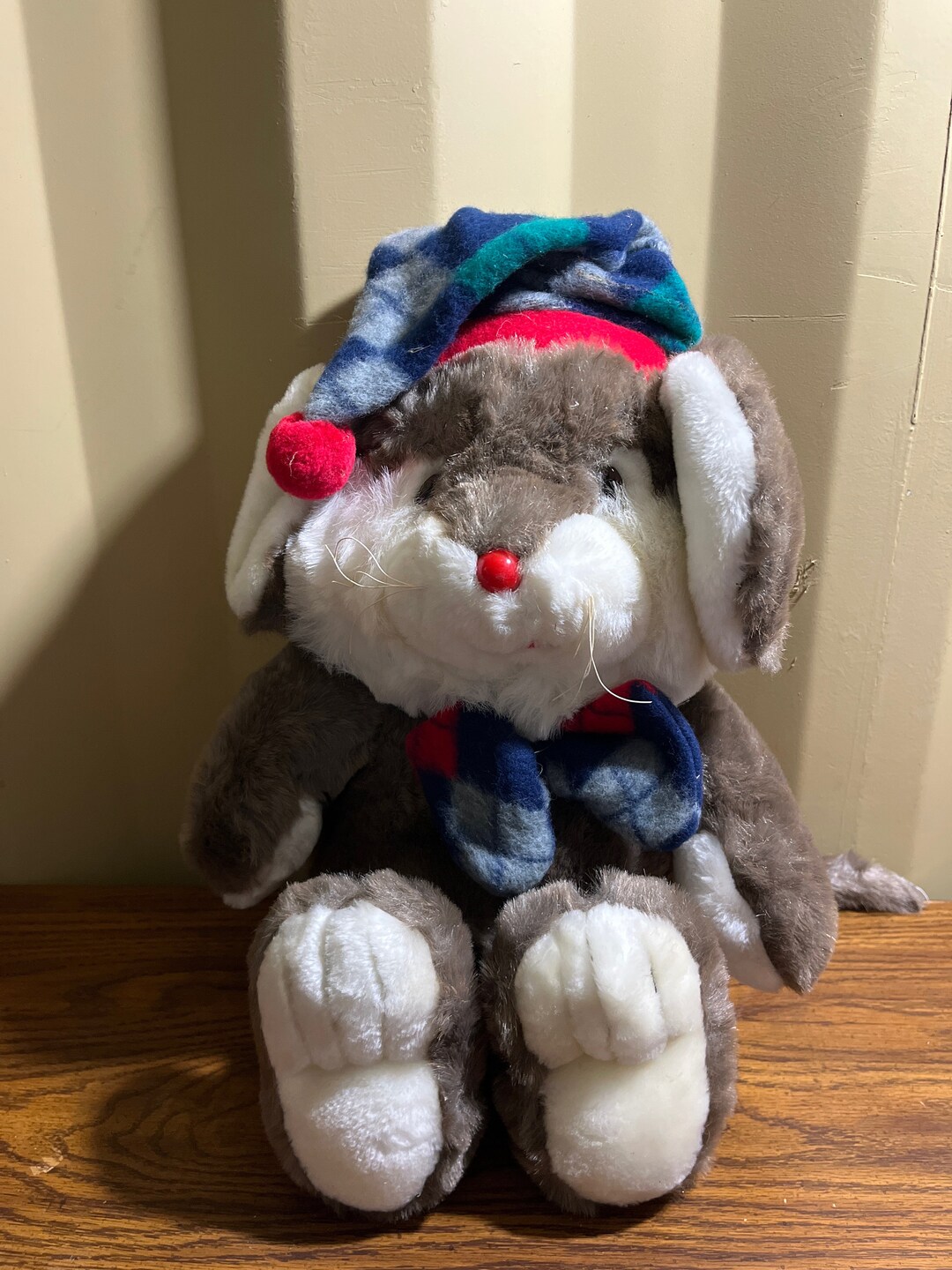 Christmas Mouse Plush Target Dayton Hudson Stuffed Animal Vintage 16 - Etsy