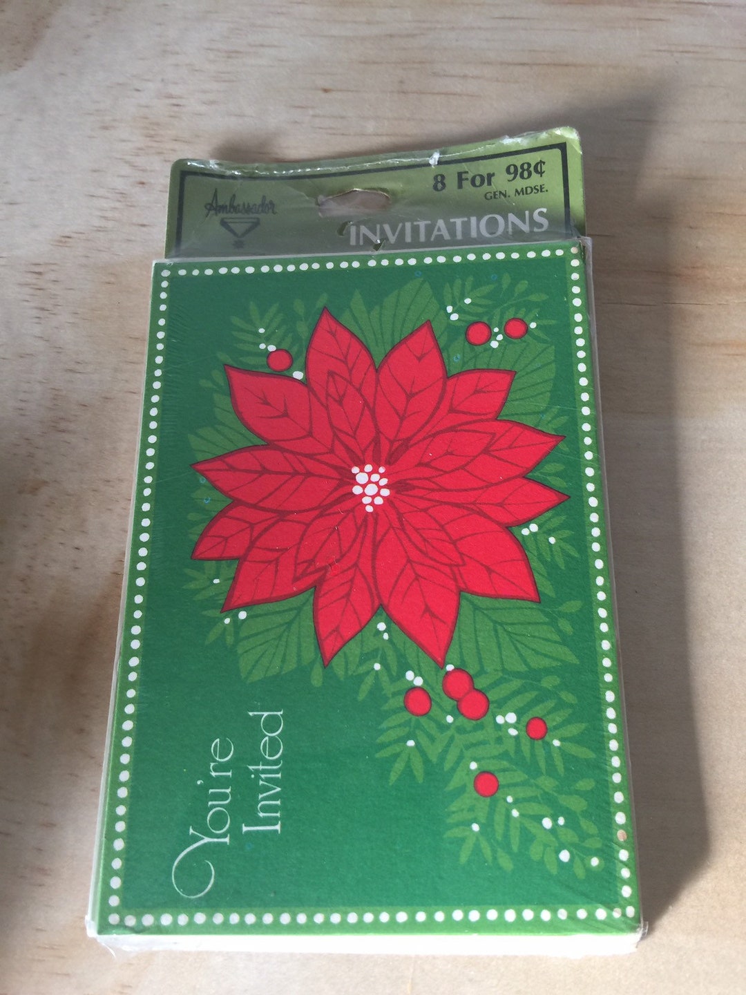 Ambassador Cards Christmas Invitations Set of 8 - Etsy